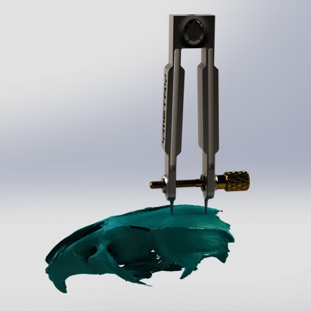 Bregma Lambda alignment and measurement tool for rat and mouse